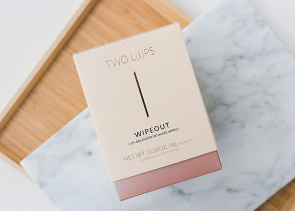 TWO L(I)PS WIPEOUT: These intimate wipes can also be used on the face