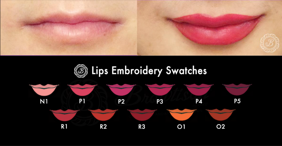 Browtisan Lush Lip Embroidery Daily Vanity Singapore