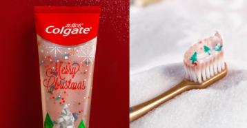 Colgate's limited edition toothpaste has Christmas tree sequins and ...