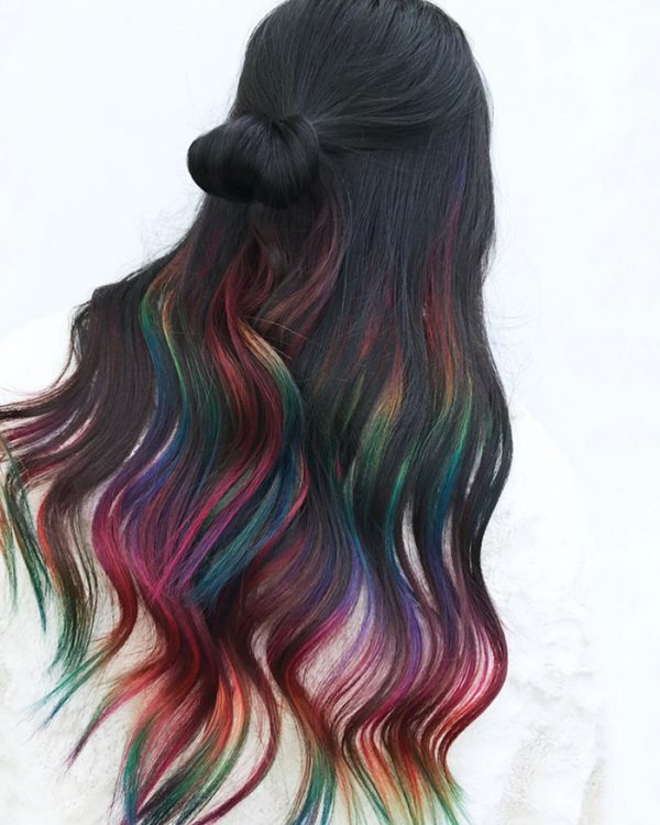Ways to Wear Black Hair With Highlights to Look Amazing
