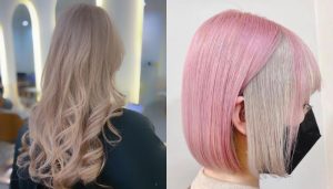 "Milk tea" beige hair is officially trending in Singapore!