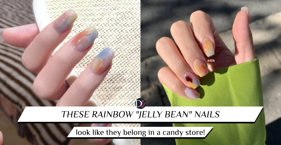 Jelly bean nails look like they belong in a candy store