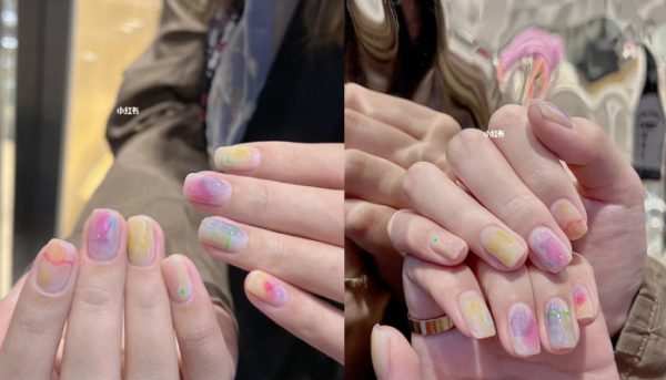 Jelly bean nails look like they belong in a candy store