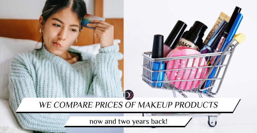 We compare prices of beauty products now and two years back