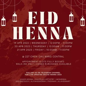 10 henna artists in Singapore to visit for Hari Raya 2023!