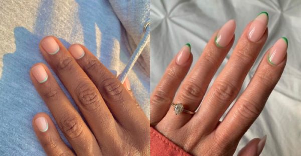 The trendy “lip liner” nails put a fresh spin on French tips – here are ...