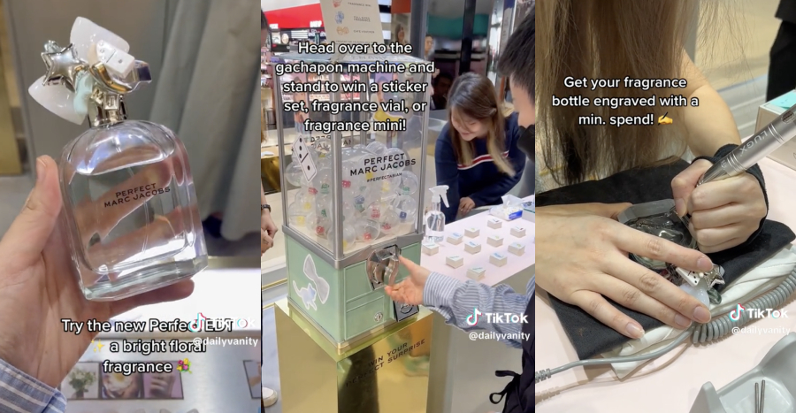 Receive a 3-piece gift worth S$90 and more at the Marc Jacobs fragrance ...