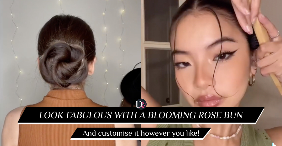 How to create the most elegant rose bun for a classy night out - we ...