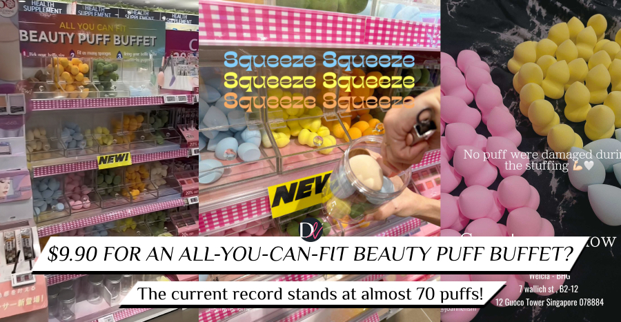 This "beauty puff buffet" lets you stuff up to 70 makeup sponges in a ...