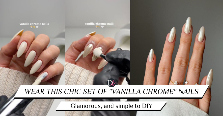 "Vanilla chrome" nails are the chic summer manicure that's taking over ...