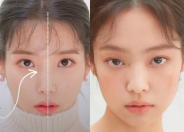 Drawing moles in these areas can literally change your face - we show ...