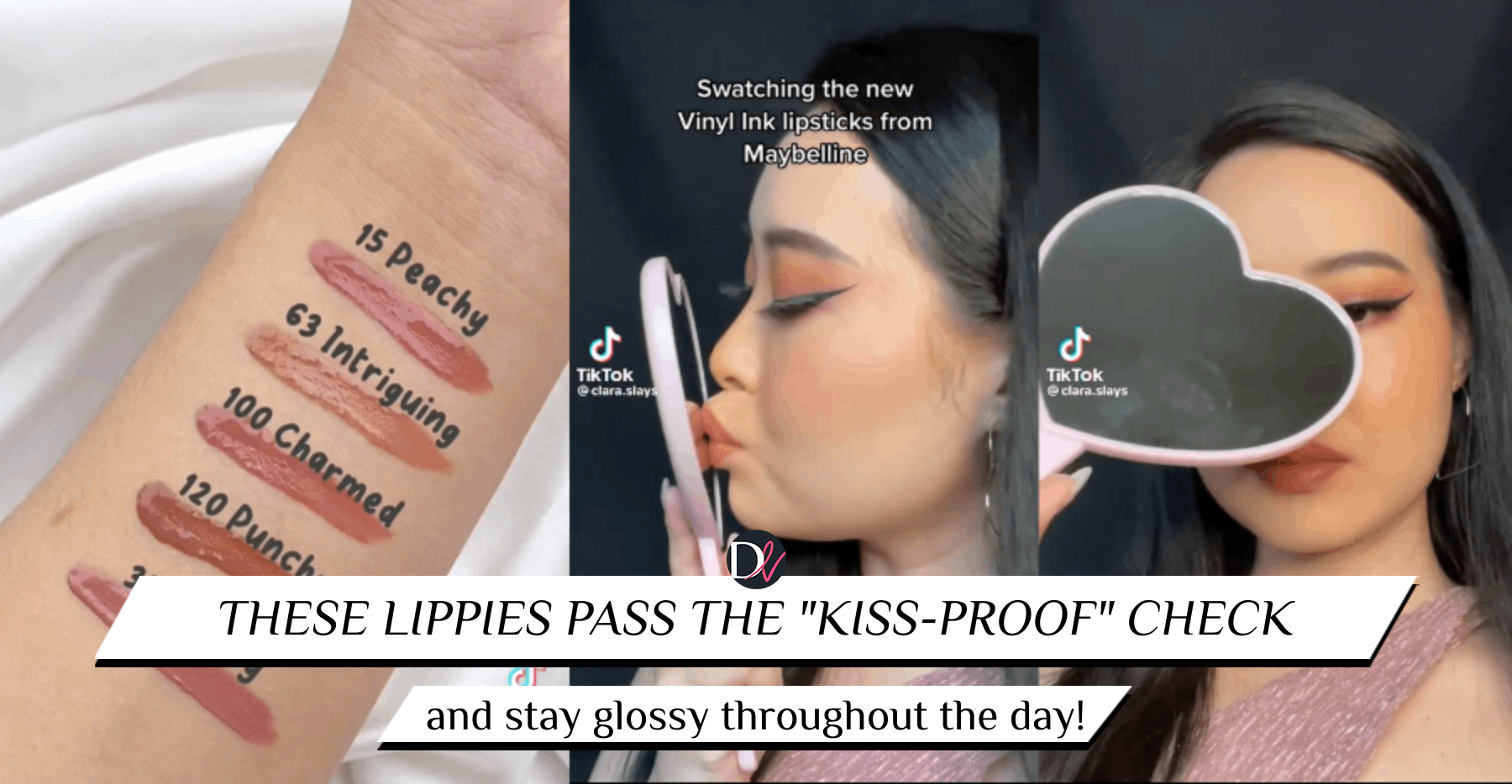 A glossy, transfer-proof lipstick we don't have to constantly reapply ...