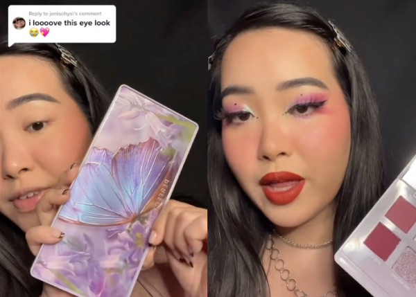 You can stamp butterflies on your face with this viral eyeshadow palette