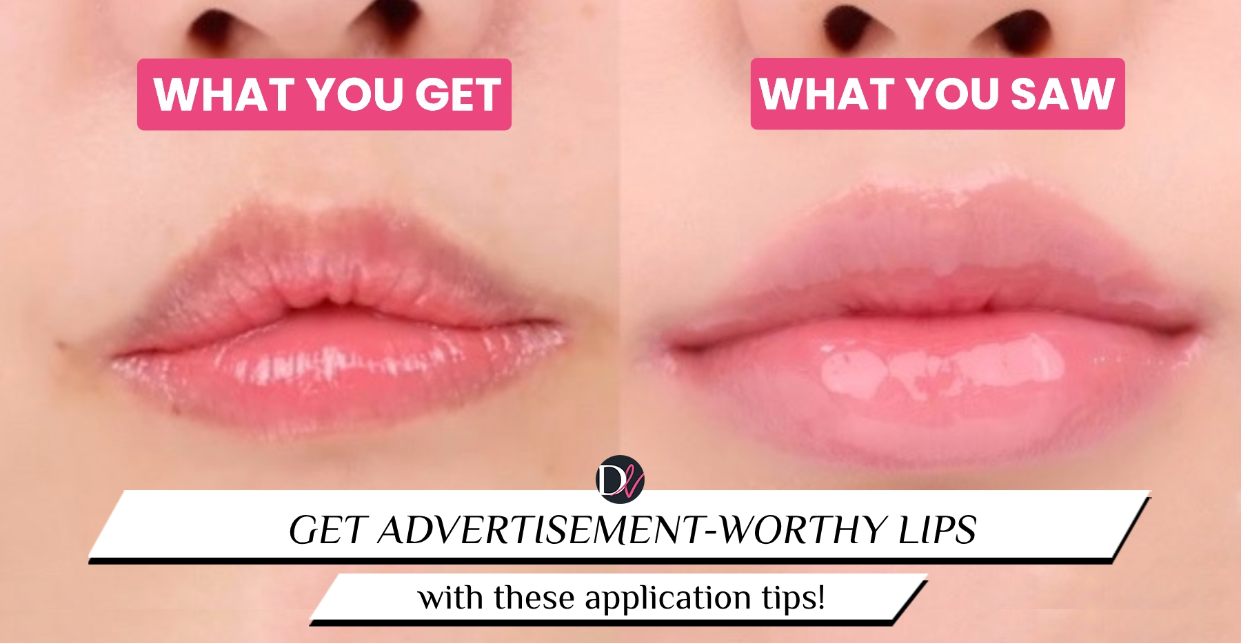 How to achieve picture-perfect, glossy lips as seen in beauty campaign ...