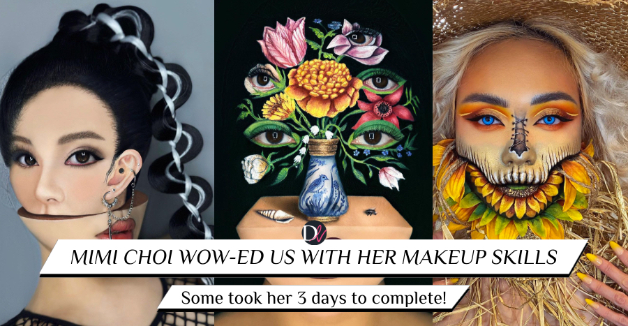 This makeup artist's trippy 3D makeup will totally mess with your brain ...