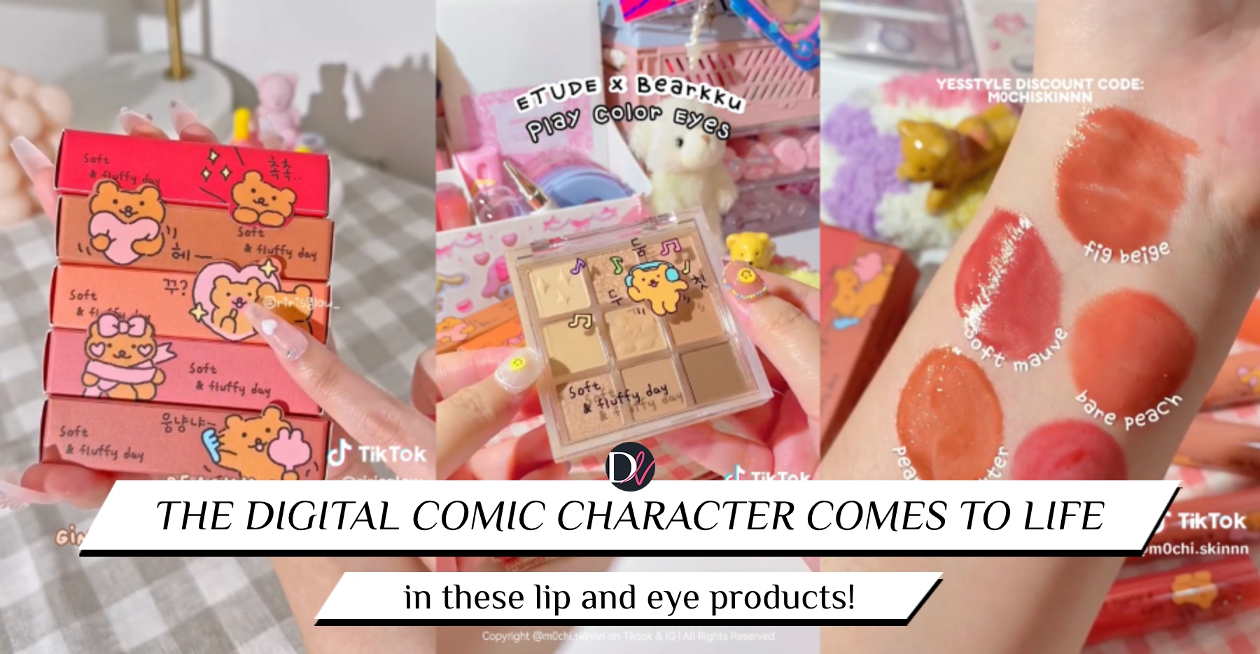 The new Etude x Bearkku collection is bear-y adorable indeed | Daily Vanity Singapore