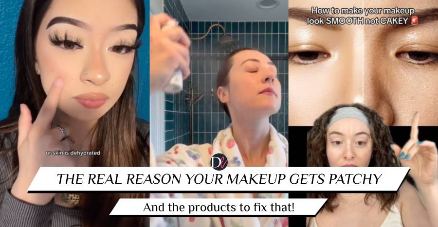 Is your makeup still patchy no matter what you do? Here's a hack that ...