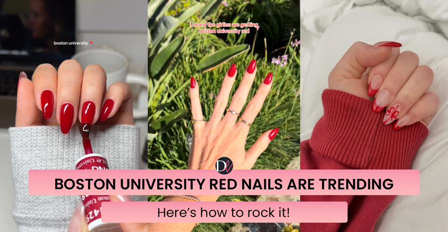 "Boston University Red Nails" Are The Current Seasonal Favourite - Here ...