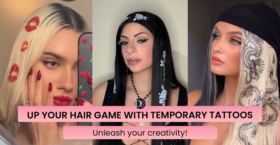 Are Temporary Tattoos the Next Viral Hair Trend? Here's How to Wear It ...