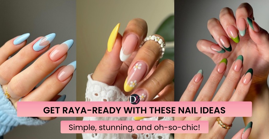 15 Simple yet Stunning Nail Designs to Help You Get Raya Ready! | Daily ...