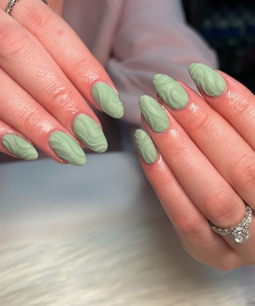 15 Tempting Matcha Nail Designs You'll Adore | Daily Vanity Singapore