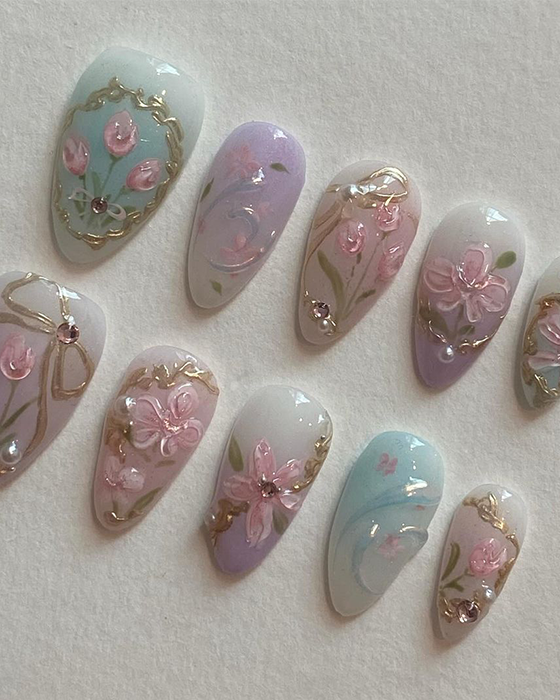 15 Bridgerton-Inspired Nail Designs to Make You Feel Like the Diamond ...