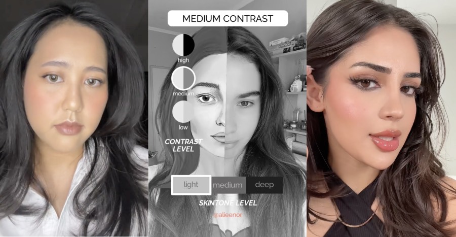 TikTok’s Contrast Makeup Theory: Which Suits You?