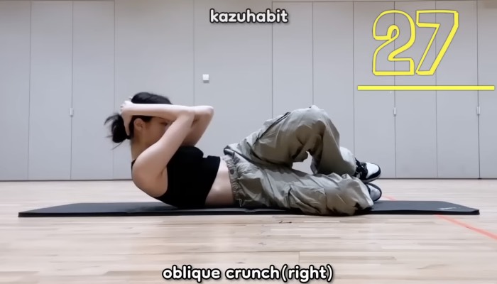 Kazuha's Ab Workout Only Takes 7 Minutes with 10 Simple Moves!